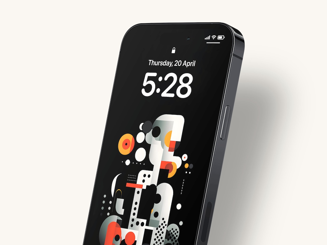 Abstract Curves Phone Wallpaper, iPhone / Android Background Image ...