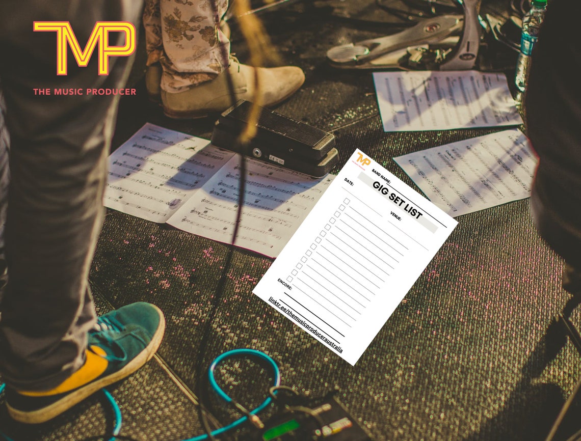 Band Setlist Musical Band Music Tracker Band Digital - Etsy