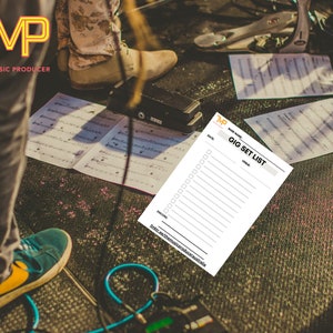 Band Setlist Musical Band Music Tracker Band Digital - Etsy