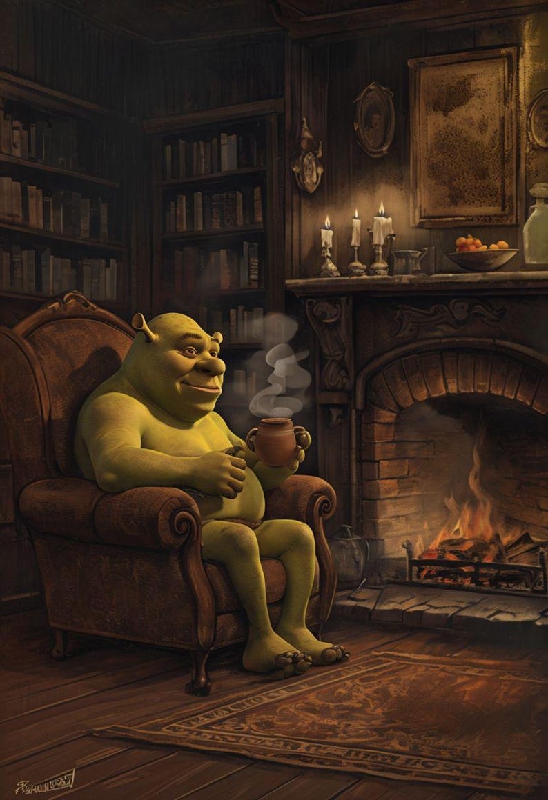 Shrek Relaxing Digital Download - Etsy