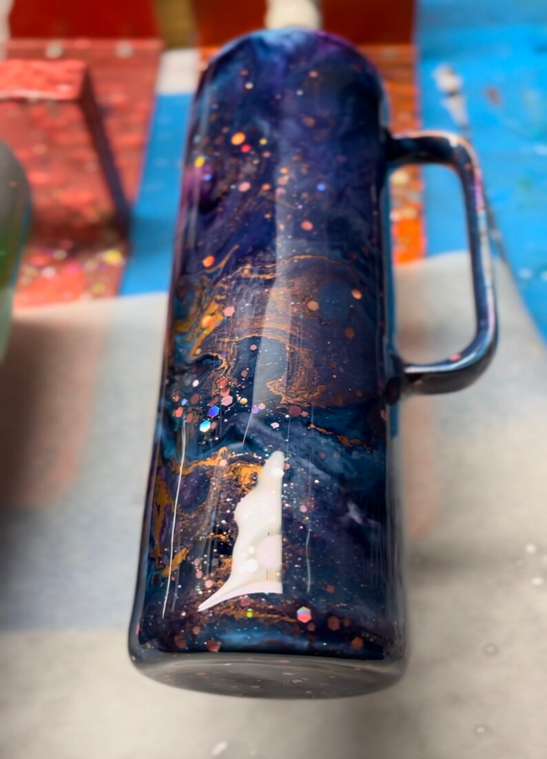 Glitter Swirl/ Waymaker Tumbler/glitter Tumblers/alcohol Ink Tumbler - Etsy