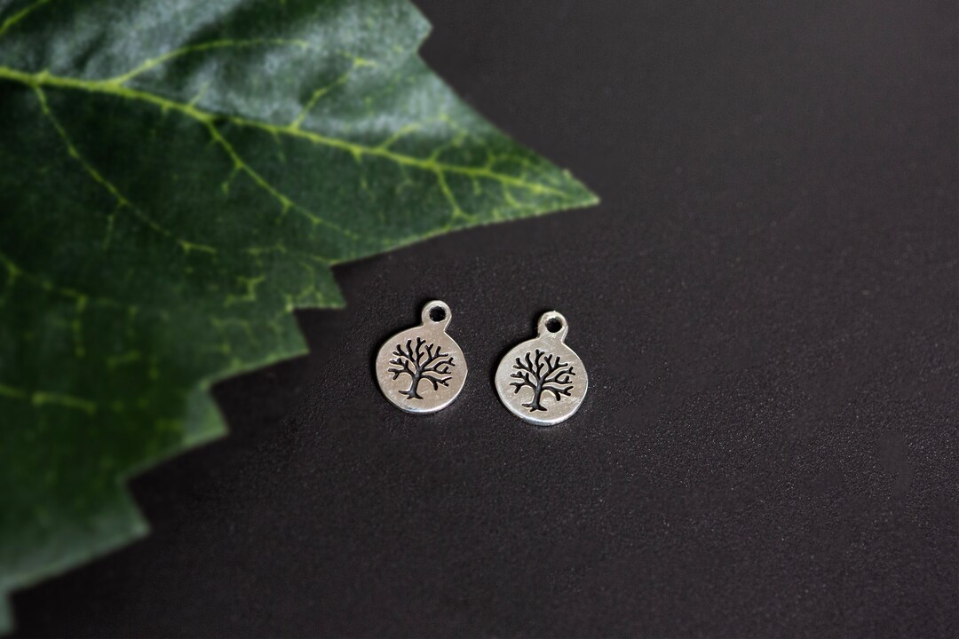 Sterling Silver Tree Charm, Tree of Life Charm, Sterling Family Tree ...