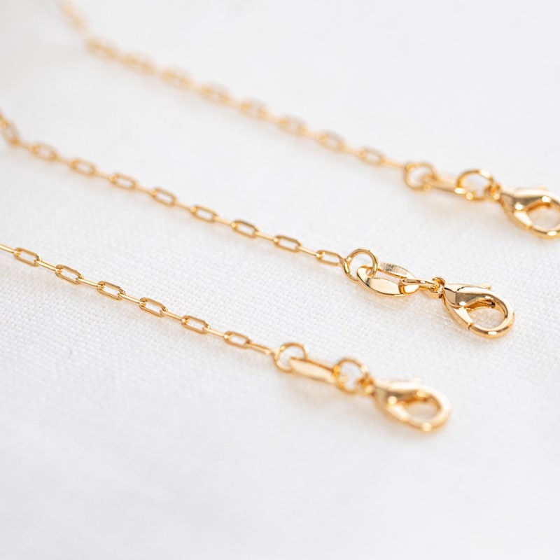18k Filled Chain Anchor - Etsy