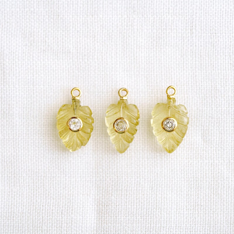 Carved Lemon Quartz Bead - Etsy