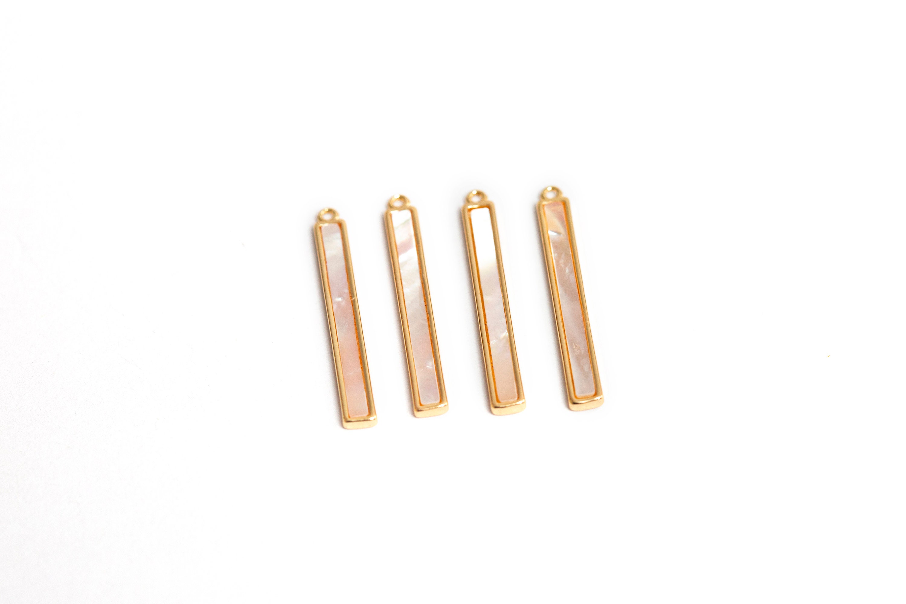 Mother of Pearl Drops, Long Skinny Shell Drops, Shell Drops, MOP ...