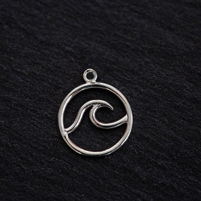 Wave Pendant - Etsy