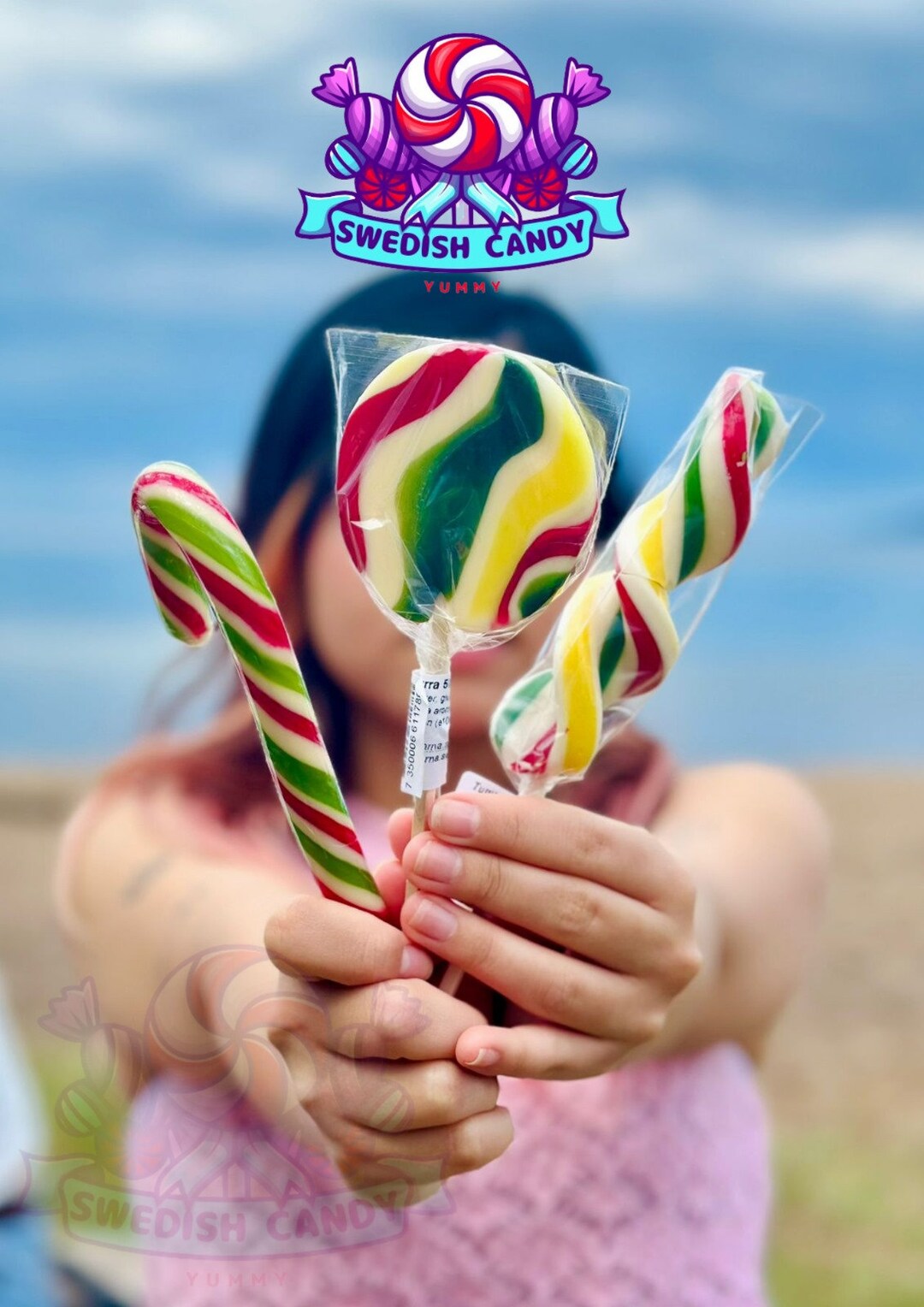 Swedish Candy Lollipop Swedish Candy Cane Original Swedish Sweets ...