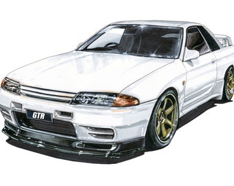 GTR R32 Prints W/iconic Liveries //made to Order // Godzilla // R32 ...