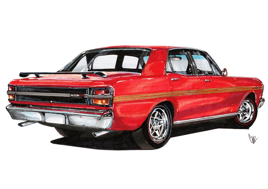 1971 Ford Falcon XY GT HO Phase 3 - Etsy