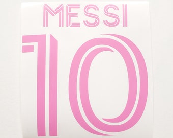 Messi 10 Vinyl Decal Sticker for Car/ Wall - Etsy