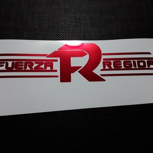 Fuerza Regida Title Logo Holo Vinyl Decal Car Waterproof! - Etsy