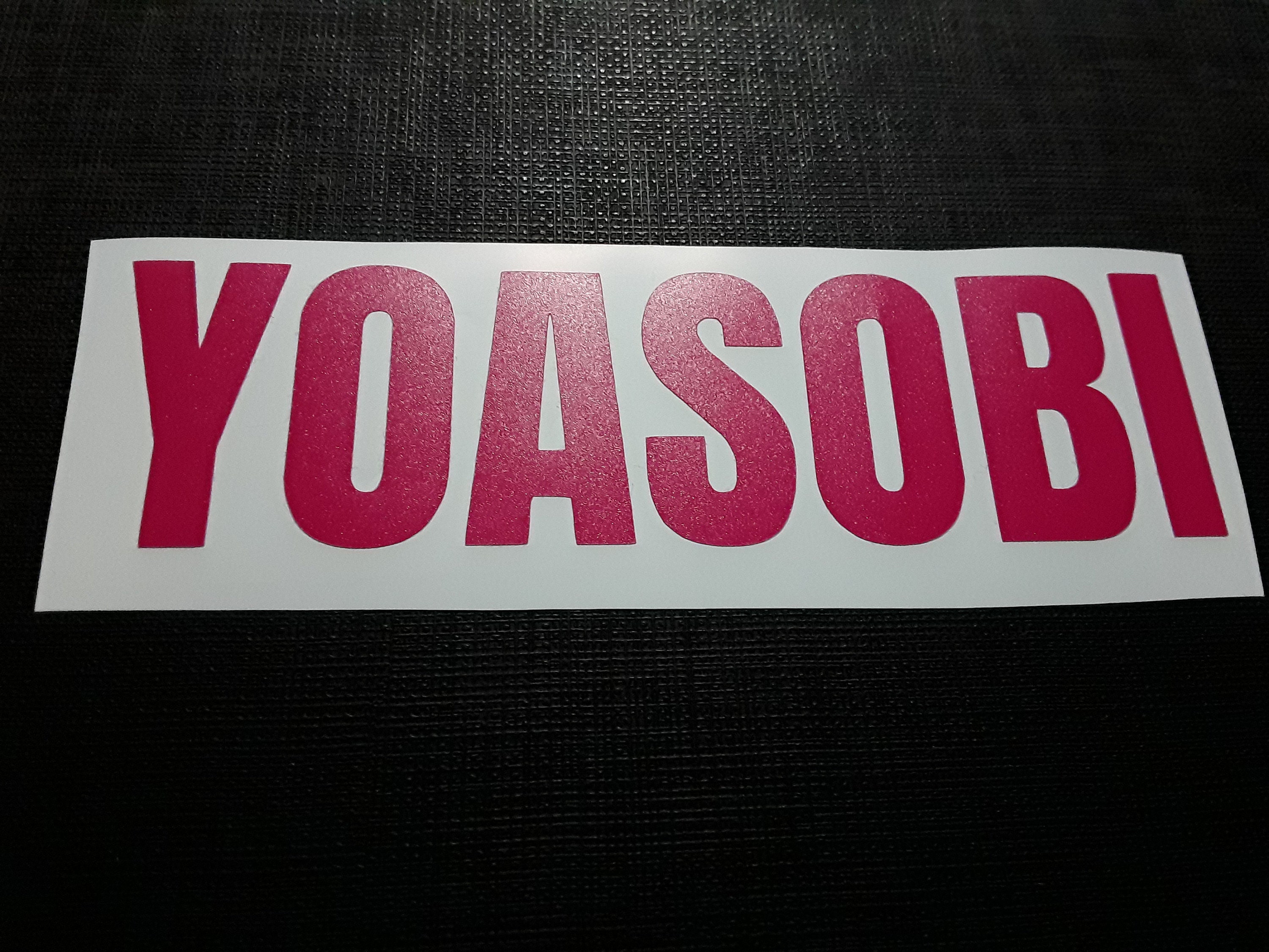 Yoasobi Logo Pink J-pop Sticker Vinyl Decal Waterproof! - Etsy