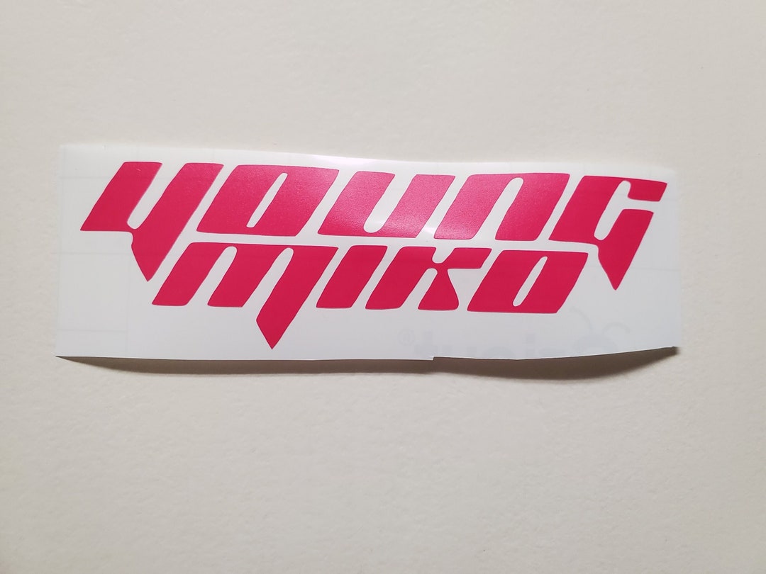 Young Miko Baby Miko Logo Trap Kitty Decal Sticker - Etsy