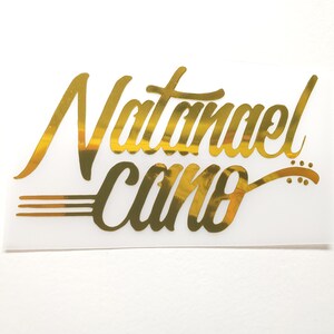 Natanael Cano Corridos Tumbados Name Nombre Logo Sticker Vinyl Decal ...