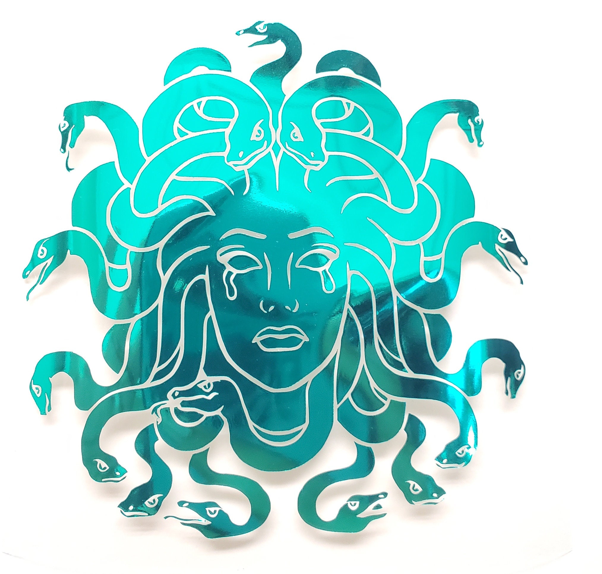 Crying Medusa Greek Mythology Gorgon Decal Art Sticker for Cars ...