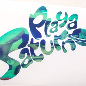 Rauw Alejandro Playa Saturno Album World Tour 2023 Space Vinyl Decal ...