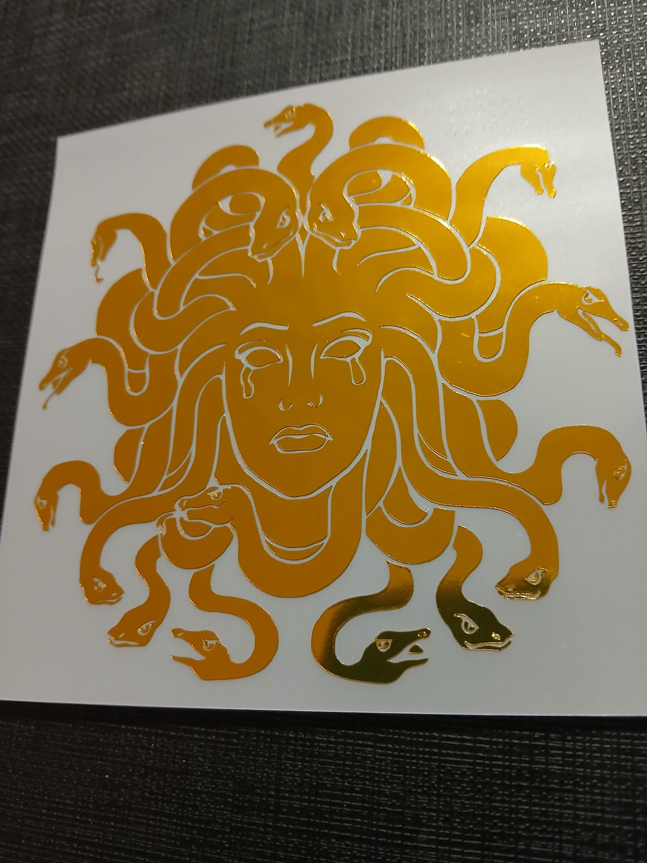 Crying Medusa Greek Mythology Gorgon Decal Art Sticker for Cars ...
