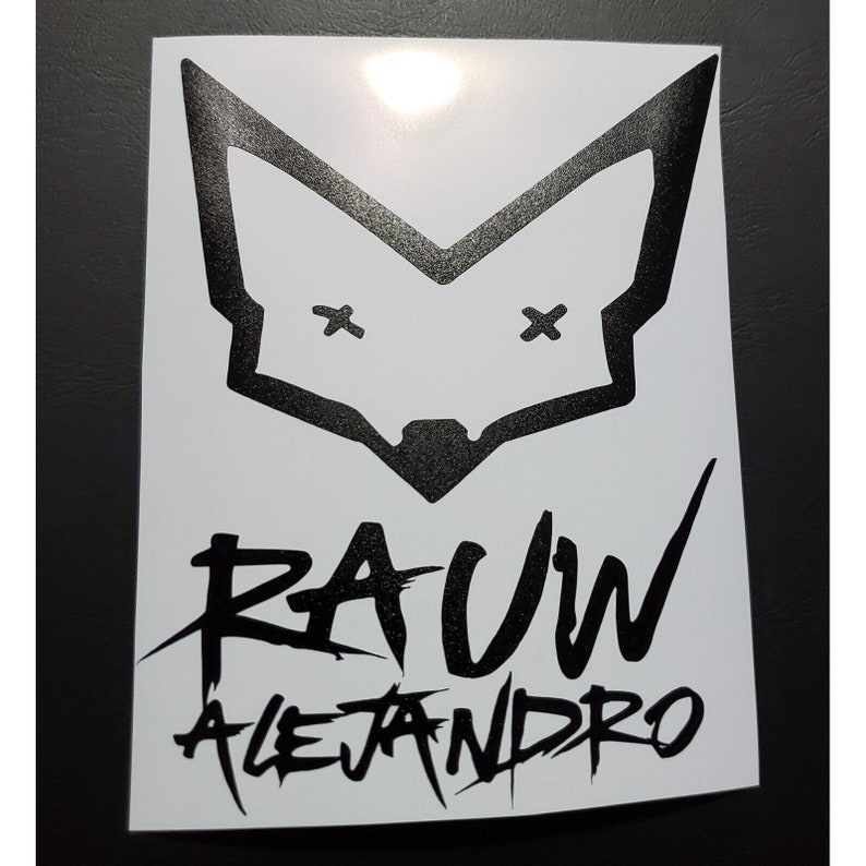 Rauw Alejandro El Zorro Sticker Vinyl Decal Car Windows Laptops ...