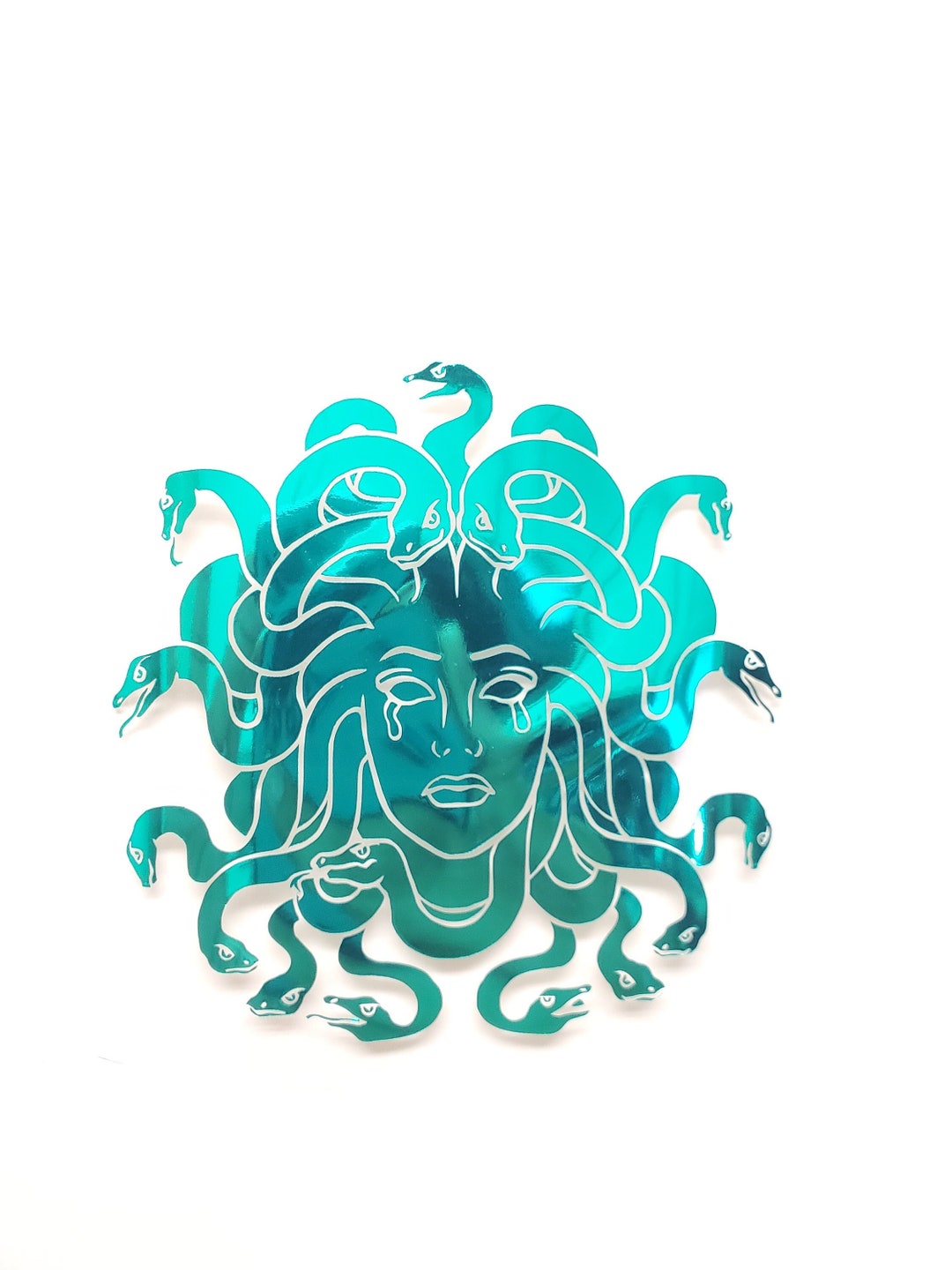Crying Medusa Decal Art Sticker for Cars, Laptops, Tumblers, Walls ...