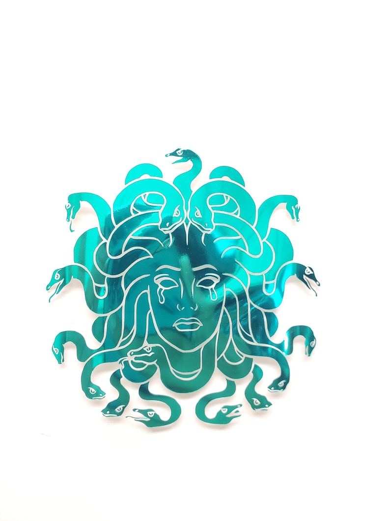 Crying Medusa Decal Art Sticker for Cars, Laptops, Tumblers, Walls ...