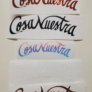 Rauw Alejandro El Zorro New Album Cosa Nuestra Sticker Vinyl Decal for ...