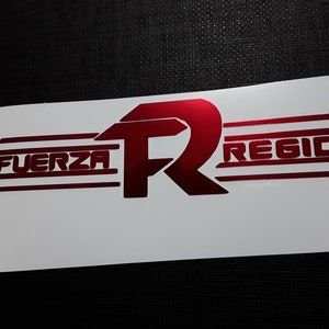 Fuerza Regida Title Logo Holo Vinyl Decal Car Waterproof! - Etsy
