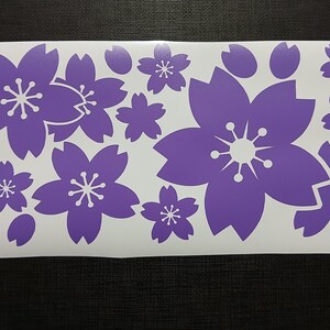 Japanese Cherry Blossoms Sakura Flowers Bundle Decal Stickers for Cars ...