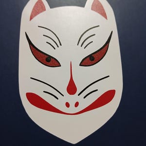 Babymetal Kitsune Fox God Mask Sticker Vinyl Decal Baby Metal ...