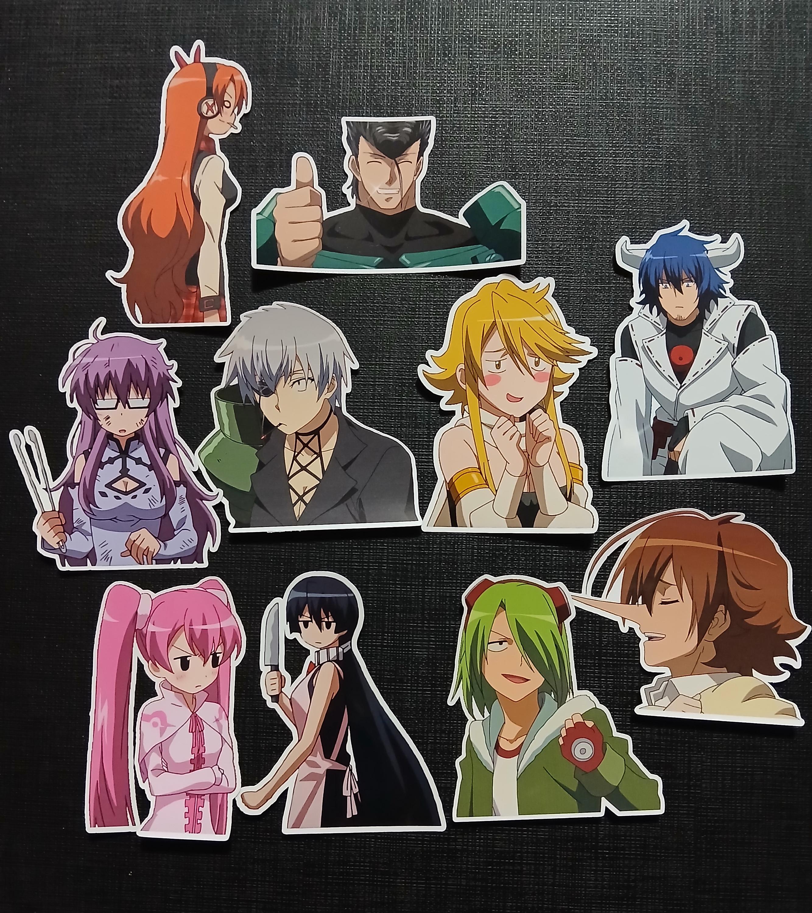 Akame Ga Kill Glossy Sticker Anime Select Variety Character Waterproof ...