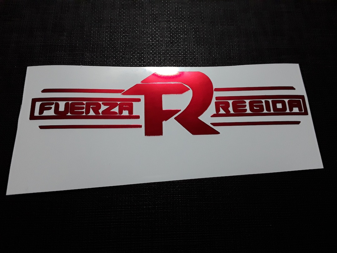 Fuerza Regida Title Logo Holo Vinyl Decal Car Waterproof! - Etsy