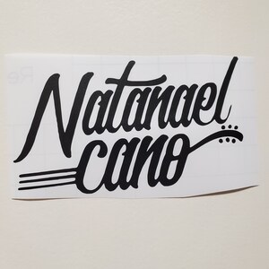 Natanael Cano Corridos Tumbados Name Nombre Logo Sticker Vinyl Decal ...