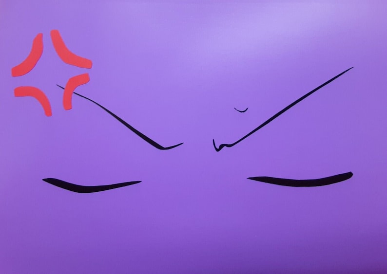 Anime Eyes Winking, Angry/annoyed, Uwu Vinyl Decals for Car Windows ...