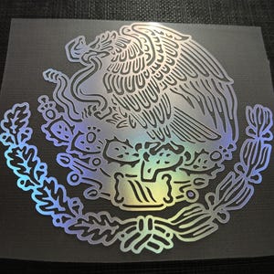 Mexican Eagle Mexico Flag Bandera De Mexico Calcomania Sticker Vinyl ...