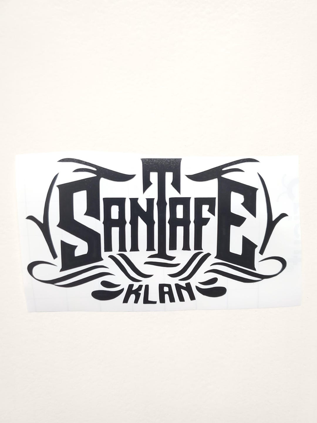Santa Fe Klan Logo Decal Sticker for Car Windows, Laptops , Bottles Etc ...