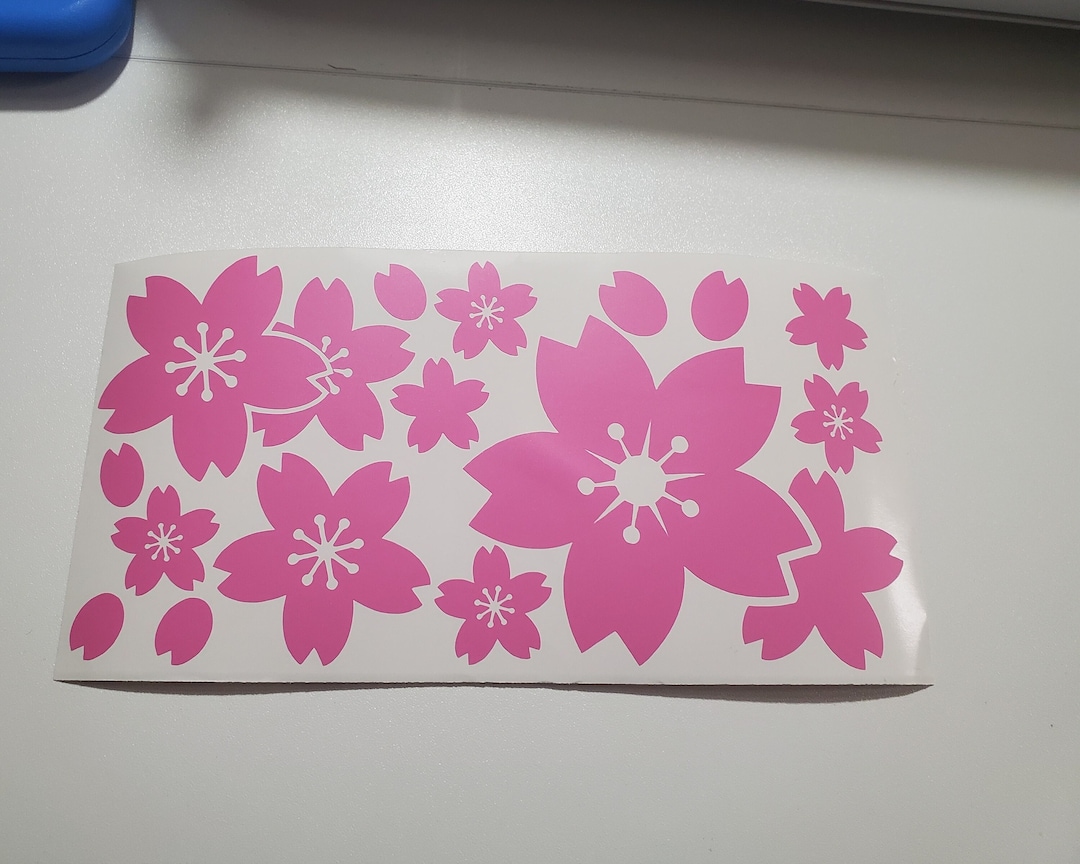 Japanese Cherry Blossoms Sakura Flowers Bundle Decal Sticker for Cars ...