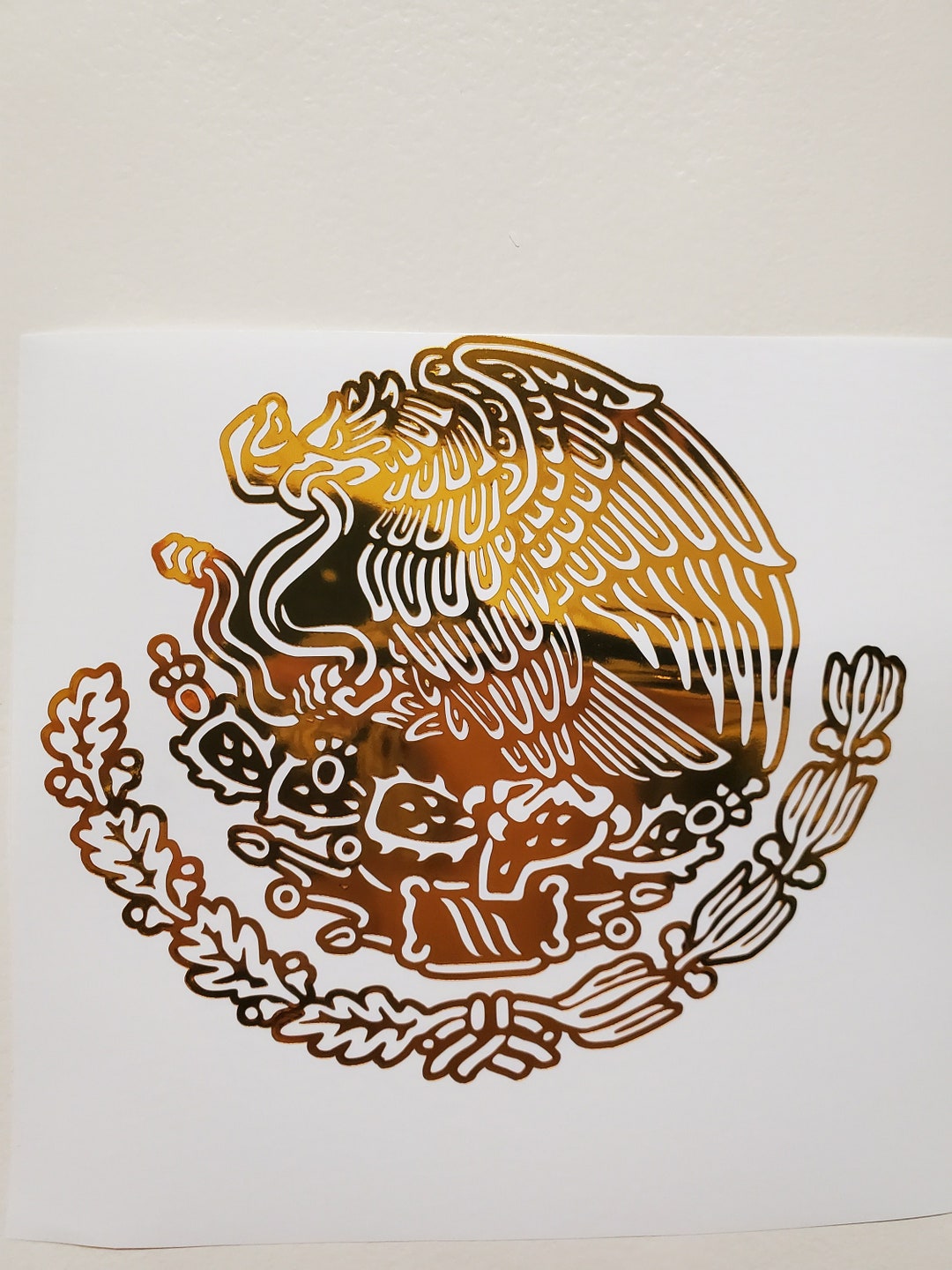 Mexican Eagle Mexico Flag Bandera De Mexico Calcomania Sticker Vinyl ...