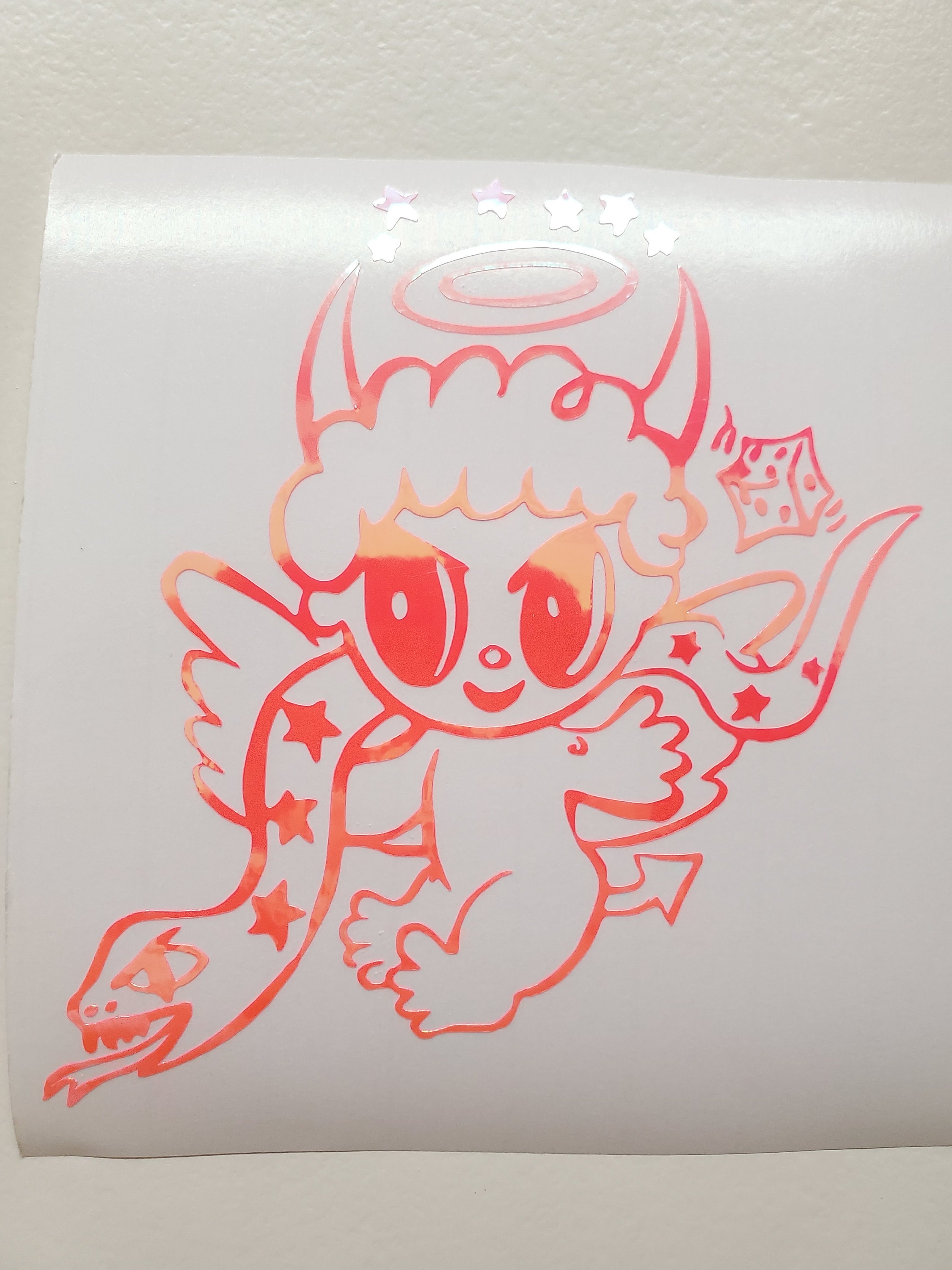 Karol G Devil Baby Angel Decal, Bichota Sticker Vinyl Decal for Laptops ...