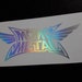 Momo Babymetal Logo Momometal Holo Foil Silver Sticker Vinyl Decal Baby ...