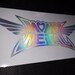 Momo Babymetal Logo Momometal Holo Foil Silver Sticker Vinyl Decal Baby ...