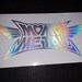 Momo Babymetal Logo Momometal Holo Foil Silver Sticker Vinyl Decal Baby ...