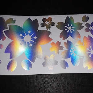 Japanese Cherry Blossoms Sakura Flowers Bundle Decal Stickers for Cars ...