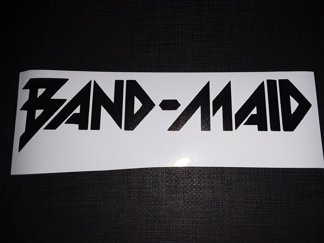 BAND-MAID Title Logo Sticker Vinyl Decal Waterproof! - Etsy