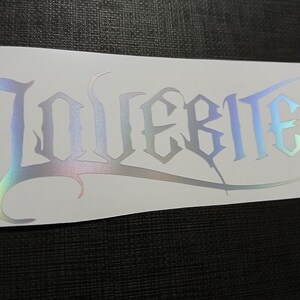 Lovebites Logo J-rock Band Sticker Vinyl Decal Waterproof! - Etsy