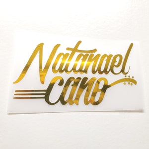 Natanael Cano Corridos Tumbados Name Nombre Logo Sticker Vinyl Decal ...