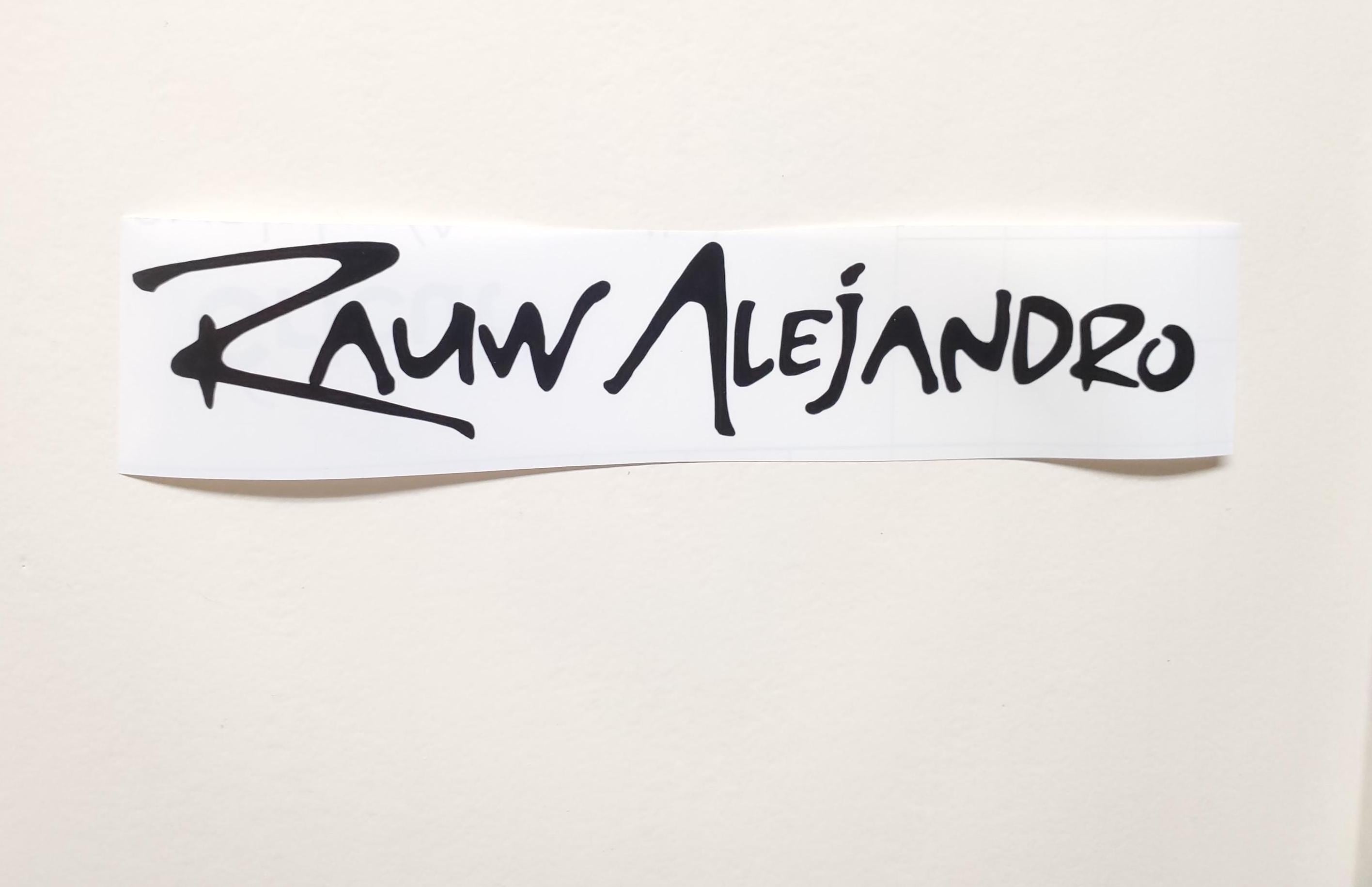 Rauw Alejandro El Zorro Name Cosa Nuestra Sticker Vinyl Decal for Car ...