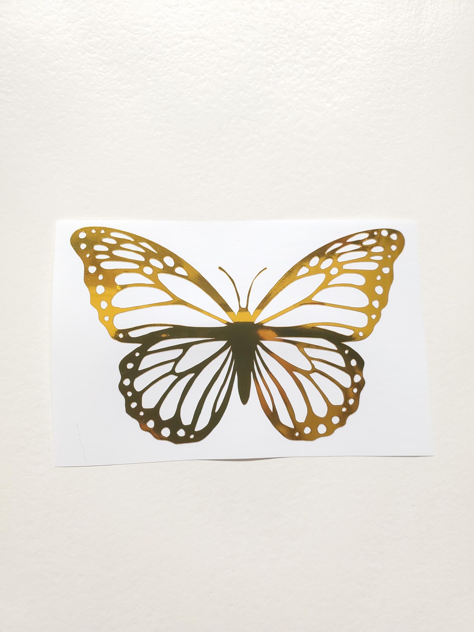 Beautiful Monarch Butterfly Holographic or Matte Sticker Vinyl Decal ...
