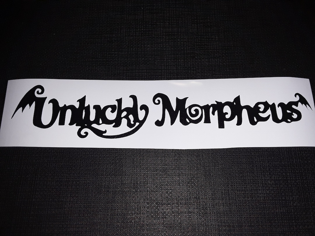 Unlucky Morpheus Logo J-rock Band Sticker Vinyl Decal Waterproof! - Etsy