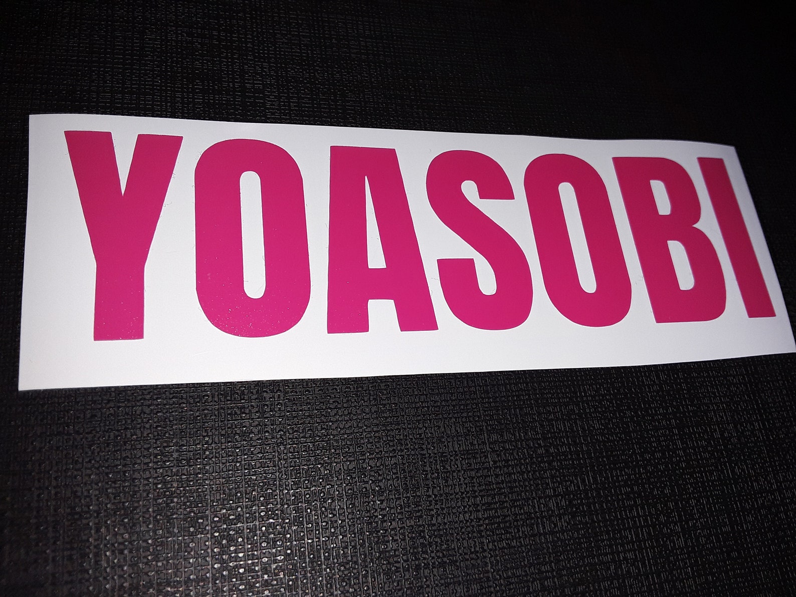Yoasobi Logo Pink J-pop Sticker Vinyl Decal Waterproof! - Etsy