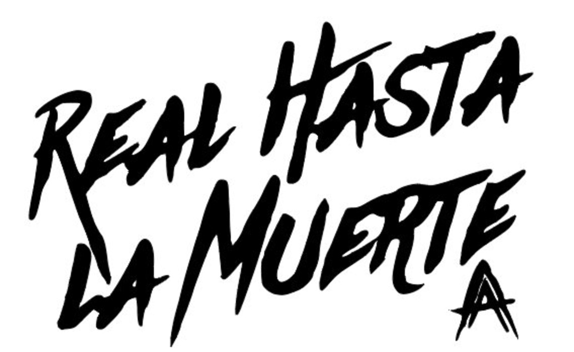 Anuel AA Real Hasta La Muerte Sticker Vinyl Decal Car Windows ...