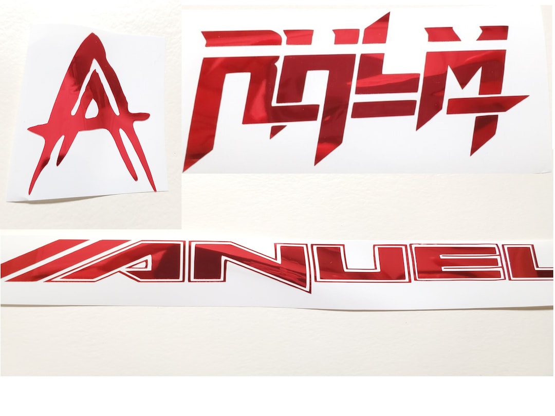 Anuel AA Real Hasta La Muerte RHLM Logo Symbols Stickers Vinyl Decal Car Windows, Waterbottles ...